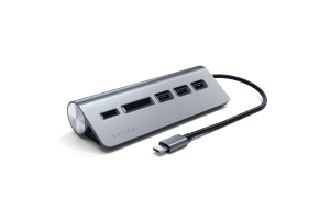 Satechi USB-C Combo Hub for Desktop - Space Grey | Harvey Norman