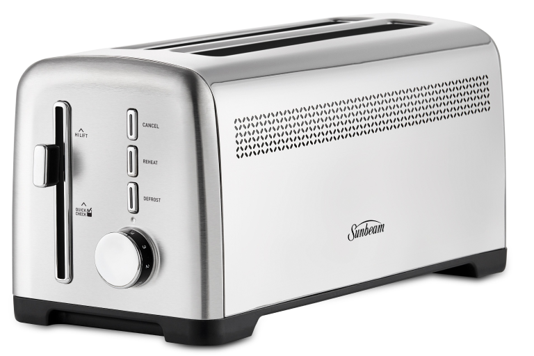 Sunbeam Fresh Start 4 Slice Long Slot Toaster - Stainless Steel ...
