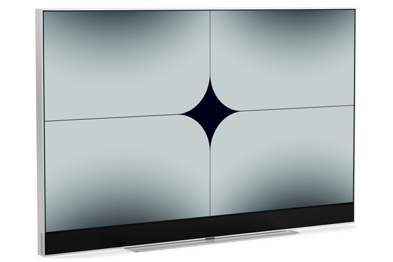 Hubbl Glass 55-inch 4K UHD LED Smart TV - Ceramic White | Harvey Norman