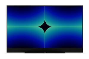 Hubbl Glass 65-inch 4K UHD LED Smart TV - Anthracite Black | Joyce Mayne