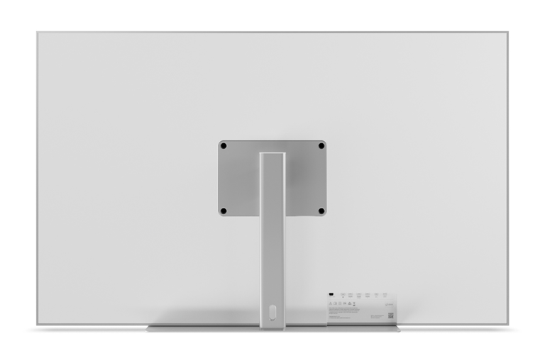 Hubbl Glass 55-inch 4K UHD LED Smart TV - Ceramic White | Harvey Norman