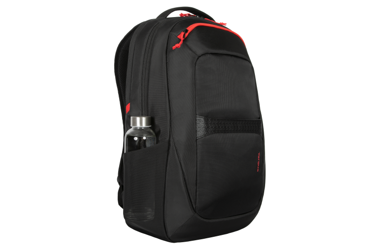 Targus 17.3-inch Strike II Gaming Backpack - Black/Red | Harvey Norman