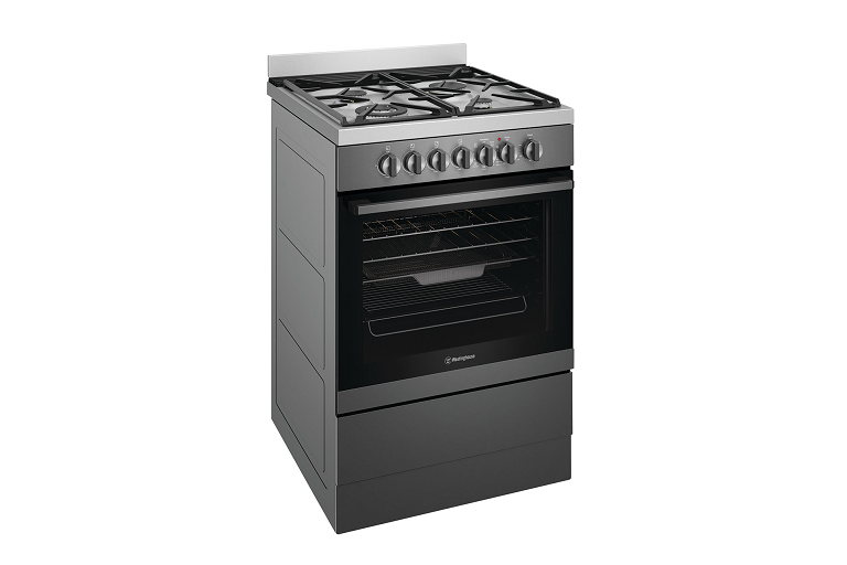 Westinghouse 60cm Dual Fuel Freestanding Cooker with Gas Hob - Dark ...