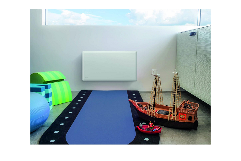 Nobo 1kW Electric Panel Heater with Thermostat and Castors | Harvey Norman