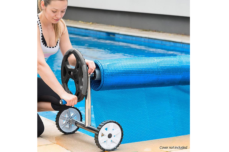 Adjustable 5.5m Swimming Pool Cover Roller | Harvey Norman